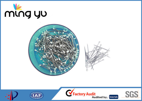 Straight Stainless Steel T Pins 26mm / Sliver Round Ball Head Pins