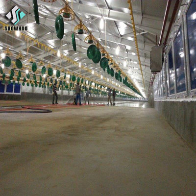 Prefabricated Steel Structure Poultry House Drawing Prefab Chicken Broiler House