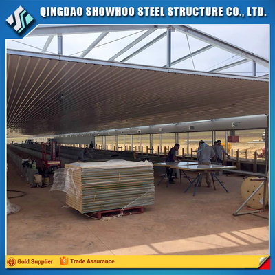 Free Range Prefabricated Steel Structure Poultry Farm Shed Design Chicken House for Sale