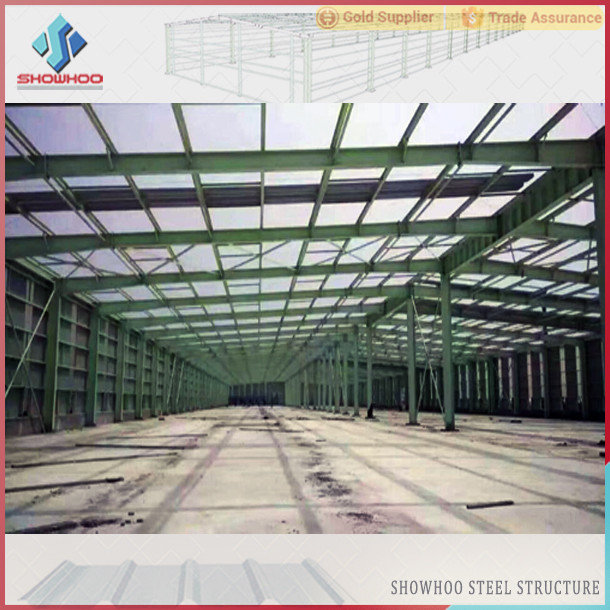 SHOWHOO Factory Price Steel Structure Workshop And Prefabricated Steel Structure Building