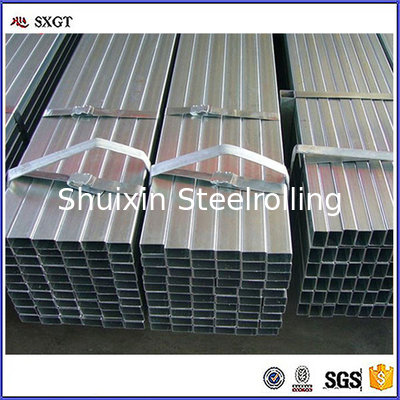 Pre galvanized carbon rectangle steel tube/galvanised steel pipe for greenhouse frame