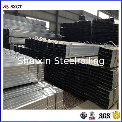 Q235 cold rolled rectangle tube bs 1387 galvanized steel pipe Metal Product