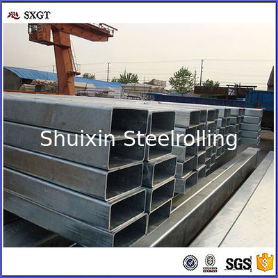 Q235 cold rolled rectangle tube bs 1387 galvanized steel pipe Metal Product