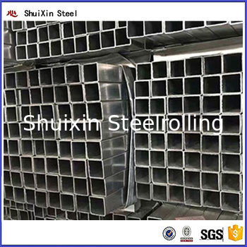 construction 150g/m2 galvanized square ASTM Q195 steel tube making machine