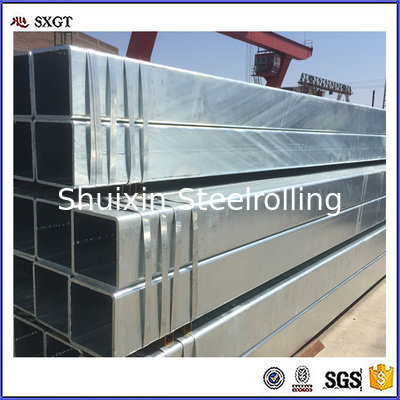 Q235 Hot dipped galvanized square steel pipe/pre galvanized steel pipe gi tube