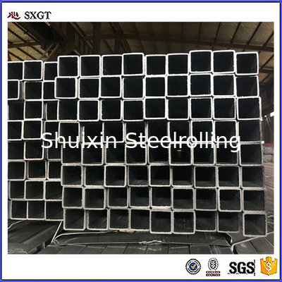 construction DIN Q345 galvanized square carton steel tube