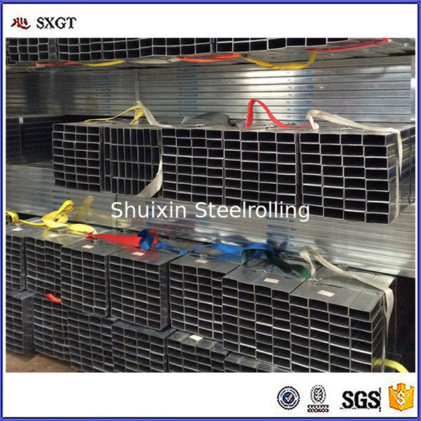 Pre galvanized carbon rectangle steel tube/galvanised steel pipe for greenhouse frame