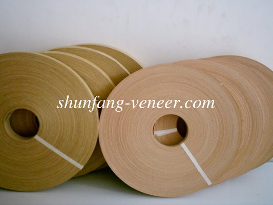 Cross Grain Veneer Edge Banding Real Wood Veneer Edgebanding for Furniture Doors Cabinetry and Panel supplier