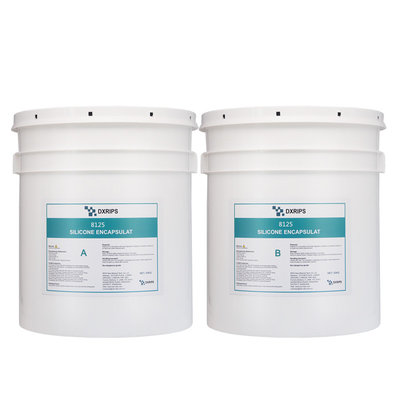 clear silicone potting material for electronics led module