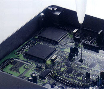 clear silicone thermally conductive potting compound for electronics led module