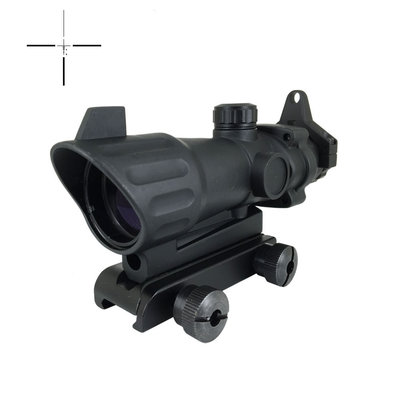 Tactical Shooting Airsoft Rifle Scopes Iron Sight 4x Acog Second Focal Plane