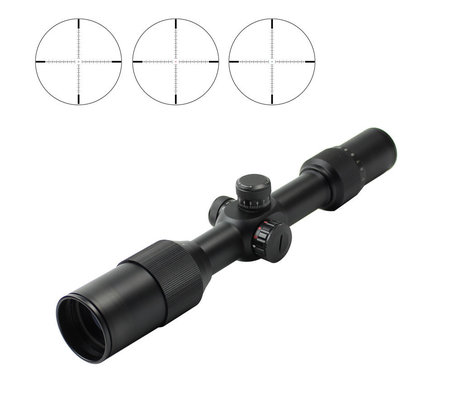 Illuminated Prism Hunting Rifle Scopes FMC Optical Lens For Long Range