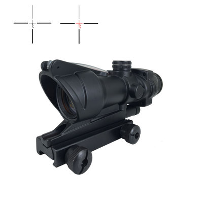 Red Mil Cross Tactical Night Vision AR Scope High Magnification 4x Fogproof