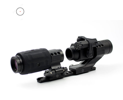 Large Range Red Dot Optical Sight 1 Moa Red Dot Sight With Magnifier
