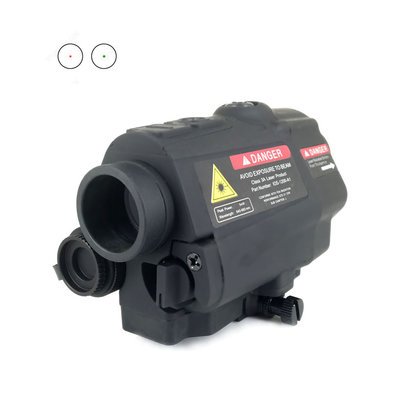 1x Green Dot Red Dot Sight With Laser , Camo Red Dot Sight Windage Range