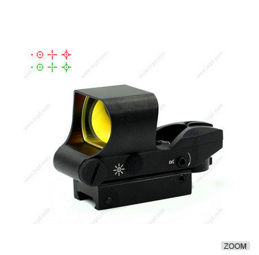 Black Oxide Finish Collimator Sight Rifle Scope For Airsoft Micro Red Dot
