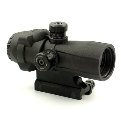 Tactical Gear Ar 15 Prism Scope 4x32 Riflescope For Firearms Shockproof Optic Magnifier