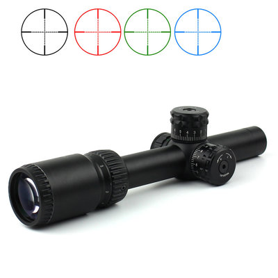 Military Equipment Ar15 Optic Hunting Rifle Scopes 1-6x20 Three Colors Illuminated Telescopic Sight