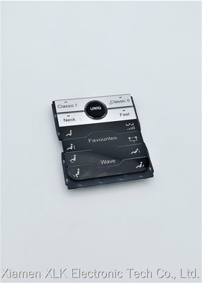 Black Electronics Plastic Rubber Keypad Carbon Pill Conductive ISO9001 Approval