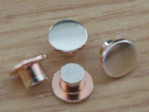 High Precision Trimetal Silver Electrical Contact for Mini Push Button Switch