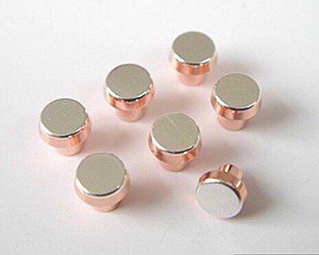 Electrical Switch Contacts With AgNi Silver Alloy Contact Material
