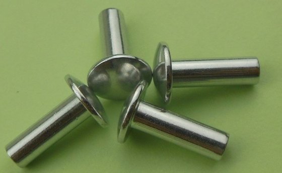 durable round head 6061 Solid Aluminium Rivets for Cookware / pan / pot