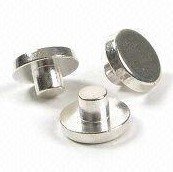 Electrical Solid Silver Contact Rivet 