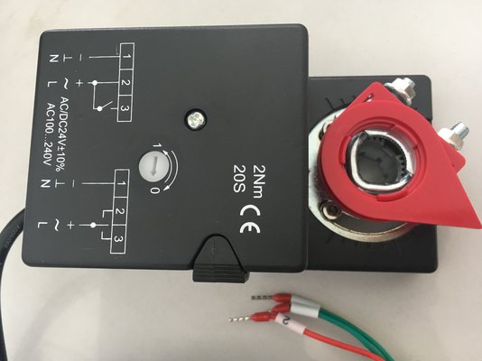 2Nm~32Nm Motorized Damper Actuator 0-10v or 4-20mA Control for HVAC System