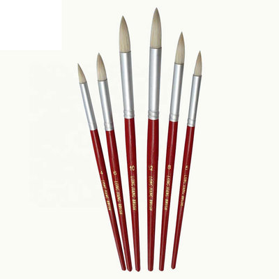 Bristle Aluminium Ferrule Oil Based Paint Brushes