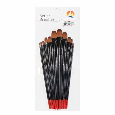 Kids Tempera Artist Paint Brushes Set