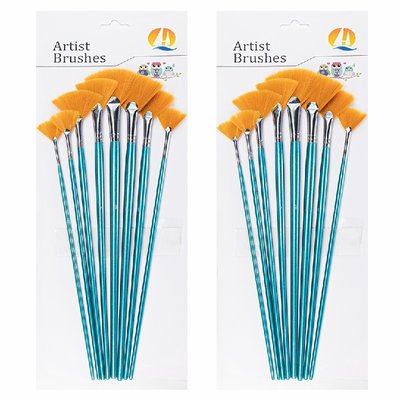 Nylon Golden Hair 8mm Artist Paint Brushes Set