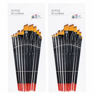 Oil Painting Aluminum Ferrule Preschool Paint Brushes