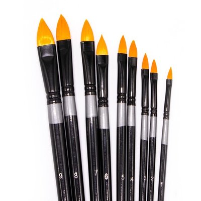 Aluminum Ferrule Art Paint Brush Set
