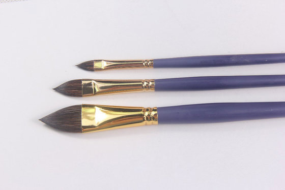 Golden Brass Ferrule Pony Hair Paint Brush