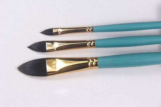 Golden Brass Ferrule Pony Hair Paint Brush