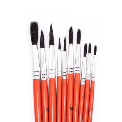 Long Handle #14 Artist Oil Paint Brushes