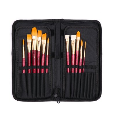 Mixed Tip Acrylic 11pcs Oil Paint Brush Set