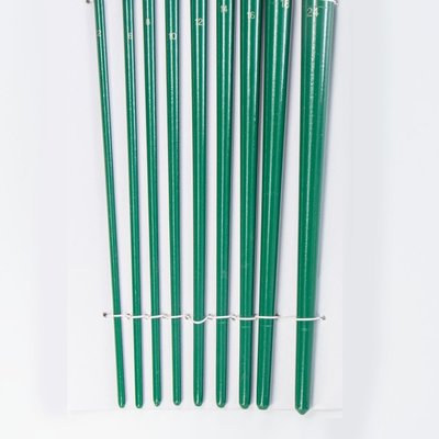Nickel Plated Brass Ferrule Green Wood Hanldle 4# Acrylic Brush Set