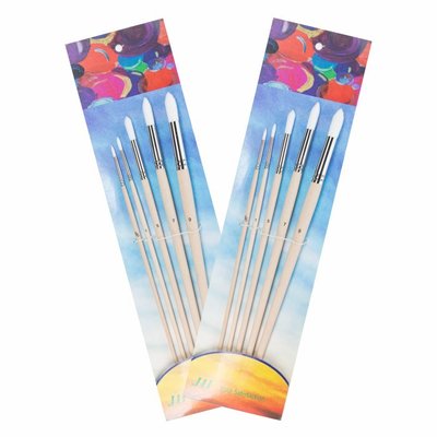 ISO 9001 Copper Ferrule 9# Oil Painting Brush Set