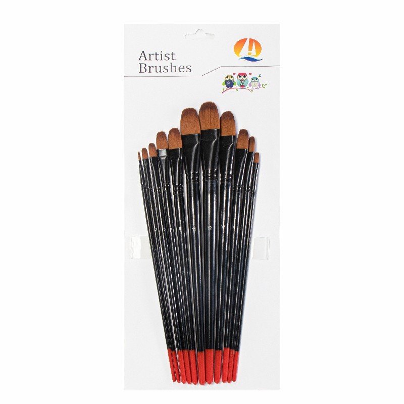 Kids Tempera Artist Paint Brushes Set