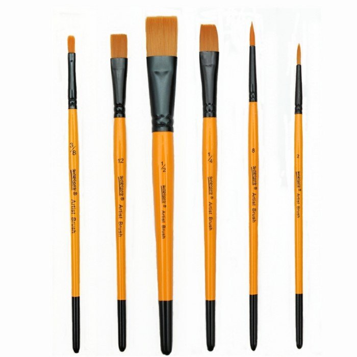Aluminium Ferrule #12 Artist Acrylic Paint Brushes