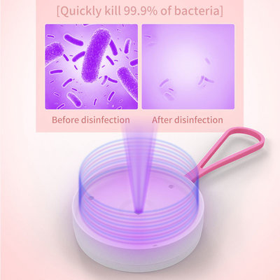 New portable Mini UV light cleaning silicone cup menstrual sterilizer zer Bag supplier
