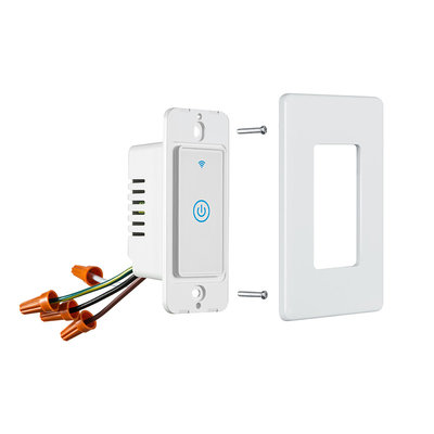 ABS PC 60Hz 600W 10AX Smart Home Light Switch