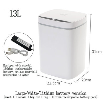 26*18.5*34cm 20UA 11L Touch Sensor Bin For Kitchen
