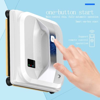 650mAh 100mm 80W DC 24V Smart Window Cleaning Robot
