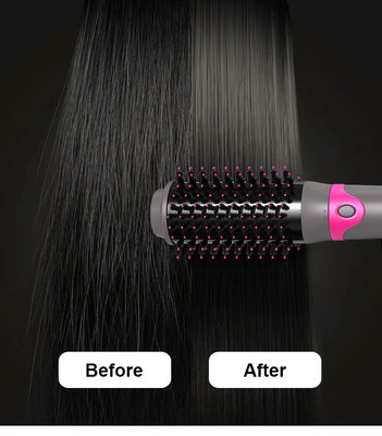 Straightening 1KW Electric Hair Styling Brush Beauty Care Device