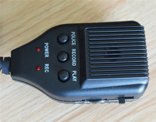 Multi Tone Car Alarm Siren Electronic Horn With Microphone And Voice Recording Feature