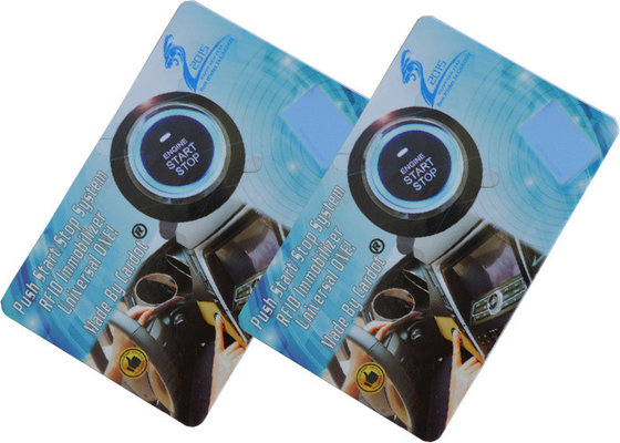 TP68 Waterproof Rfid Transponder Card , Rfid Key Cards With Rfid Car Engine Start Stop Button System