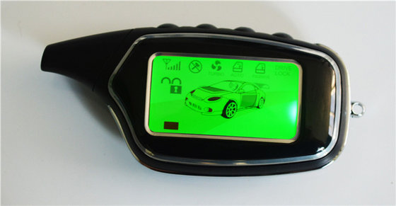 Anti Hijacking Auto Car Alarm System With Lcd Alarm Remote Controls