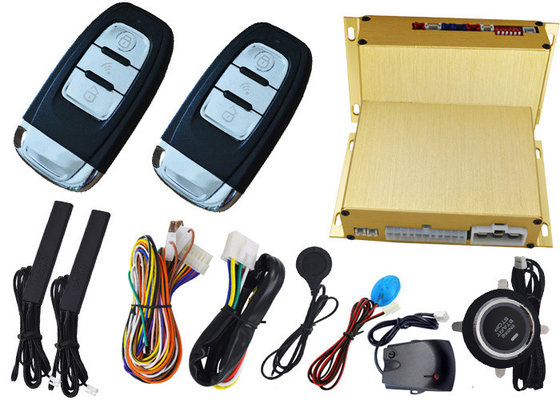 Car Ignition Start Button Car Alarm Security System , RFID Emergency Unlock Feature